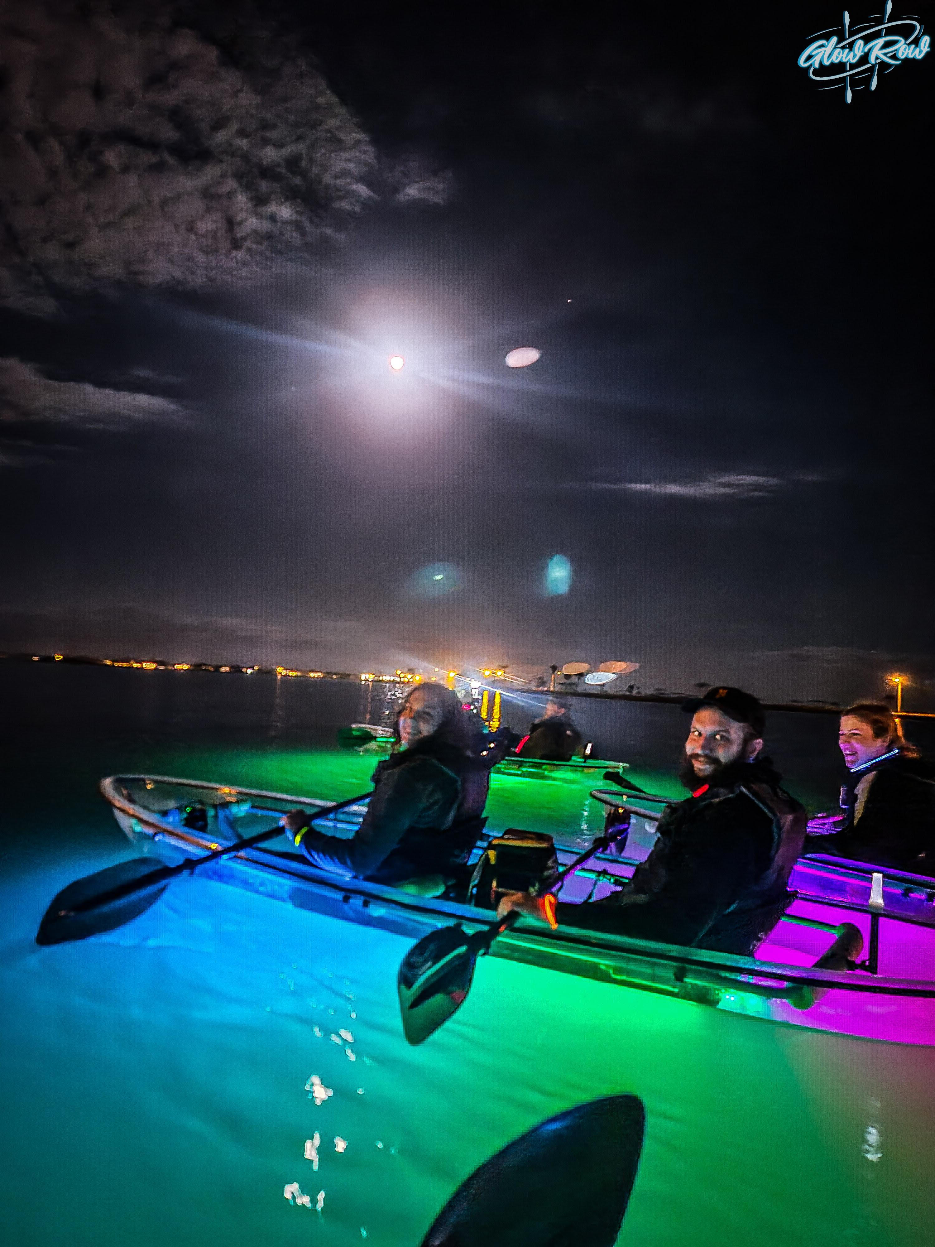 GlowRow! An awesome lighted paddle tour in the Corpus, Port A and Port ...