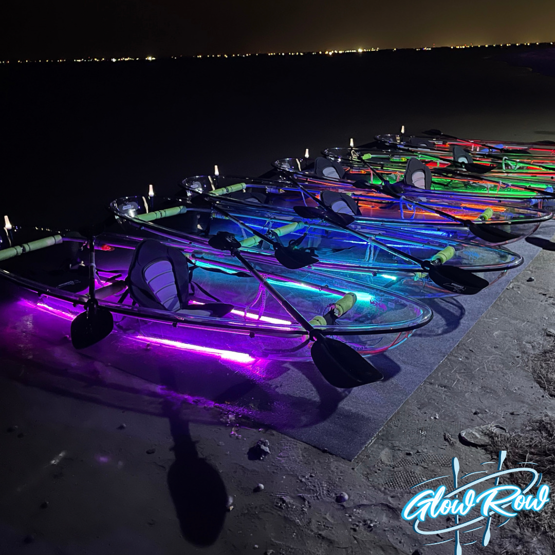 GlowRow! An awesome lighted paddle tour in the Corpus, Port A and Port ...